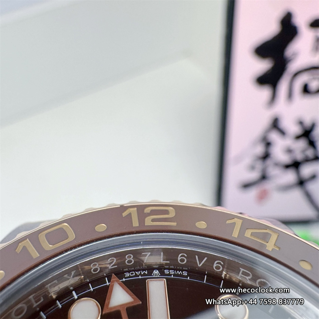 GMT Master II 126711 Rootbeer Oys 40mm SS/RG Black Dial ARF V3 DD3285 ...